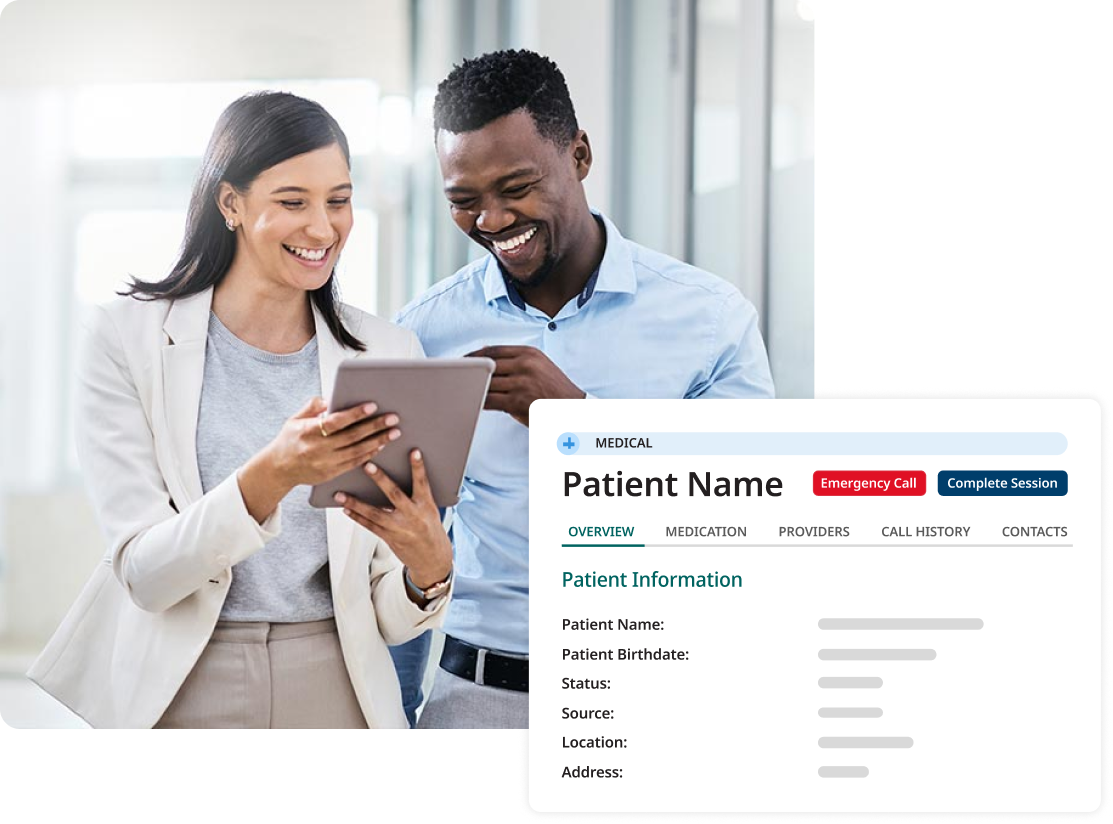 Never Alone - Telehealth Solution